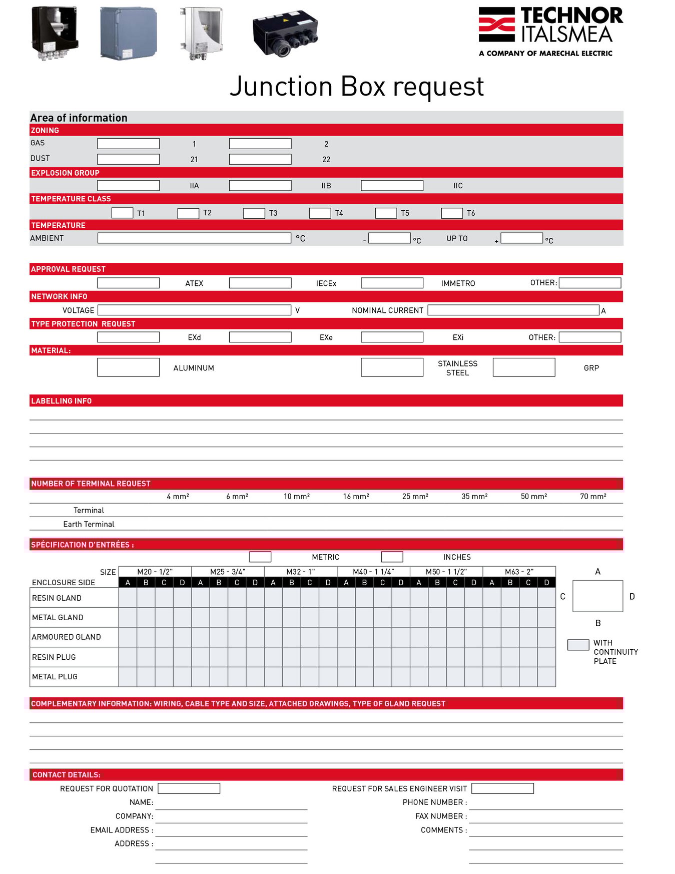 UL Class 1 Div 2 Junction Boxes and Enclosures
